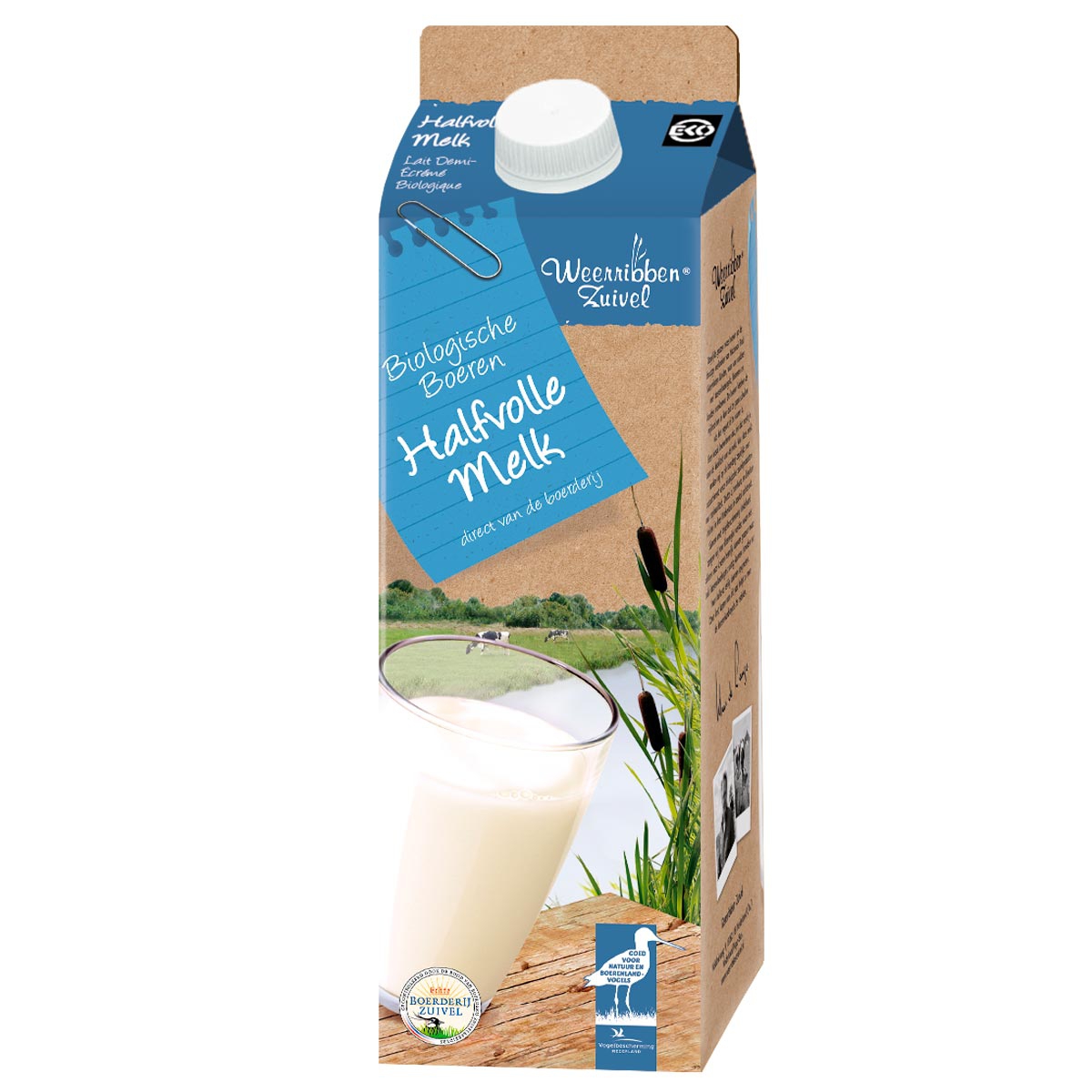Melk halfvol (pak)