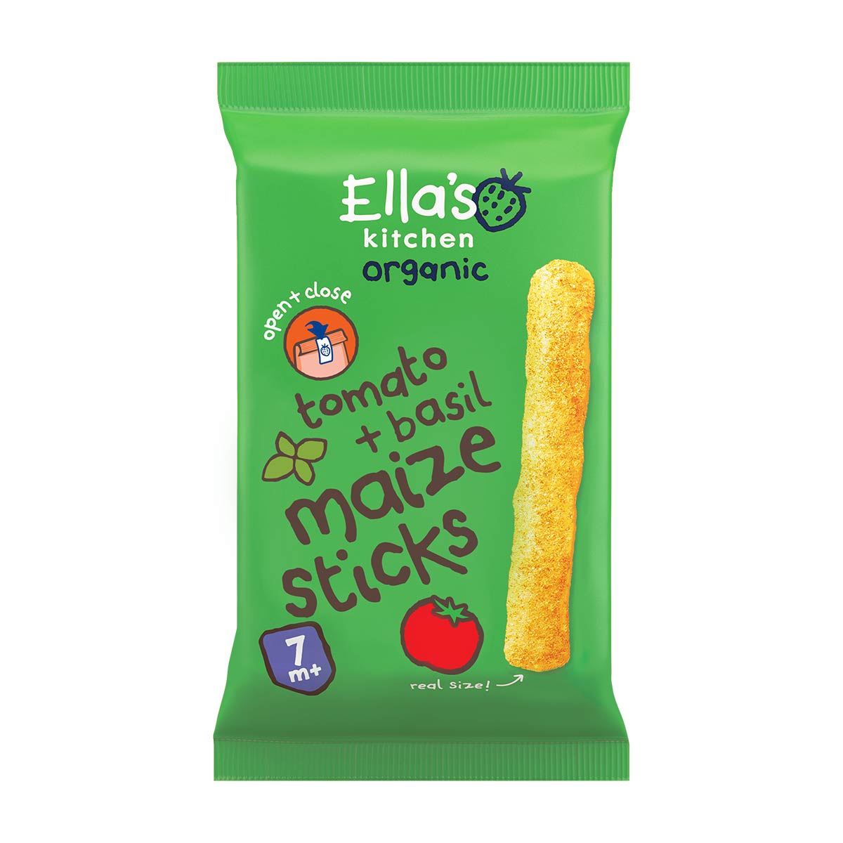 Maize sticks tomaat basilicim 7mndn