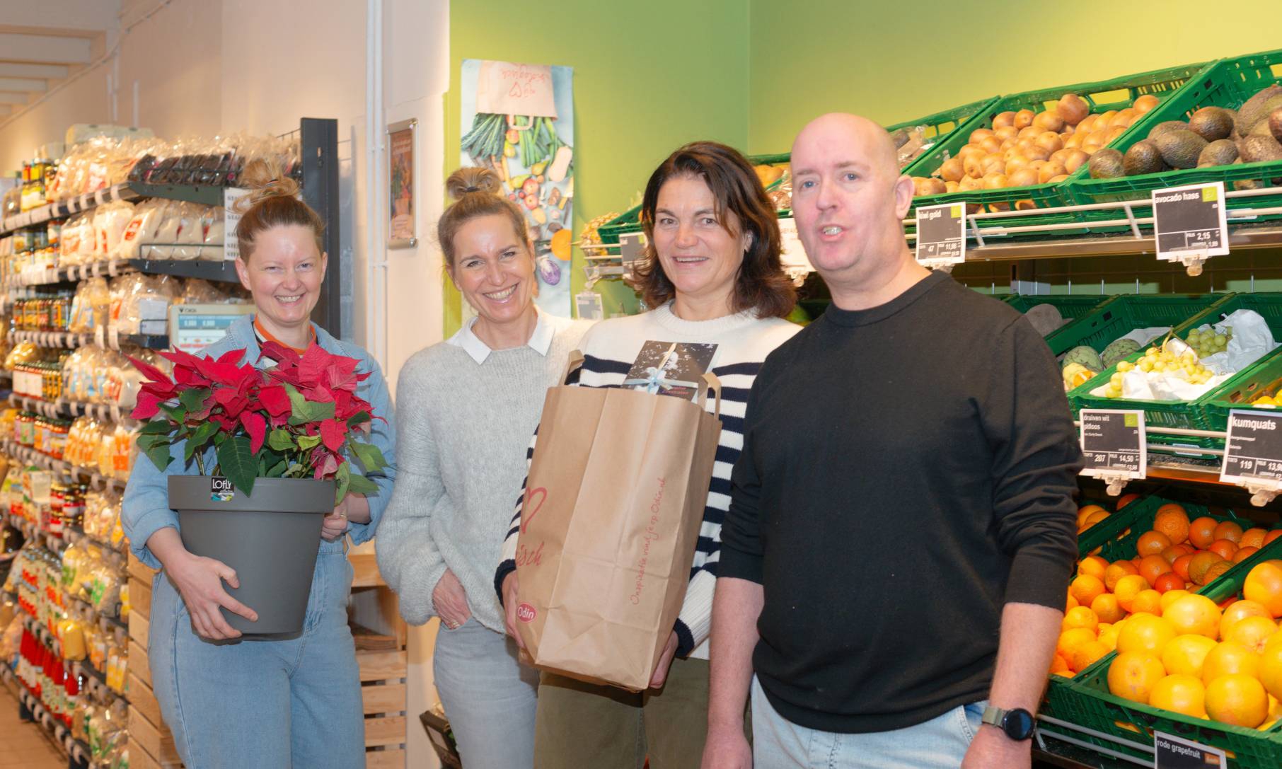 Biologische Odin-winkel Aert van der Goesstraat in Den Haag verwelkomt ...