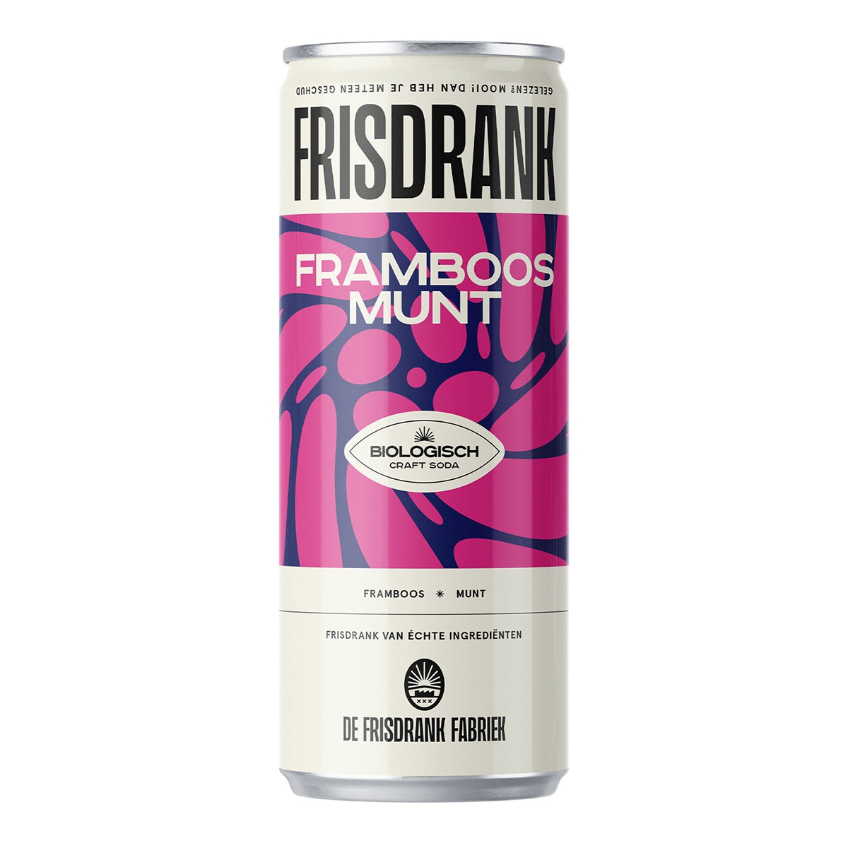 Frisdrank framboos & munt (blikje)