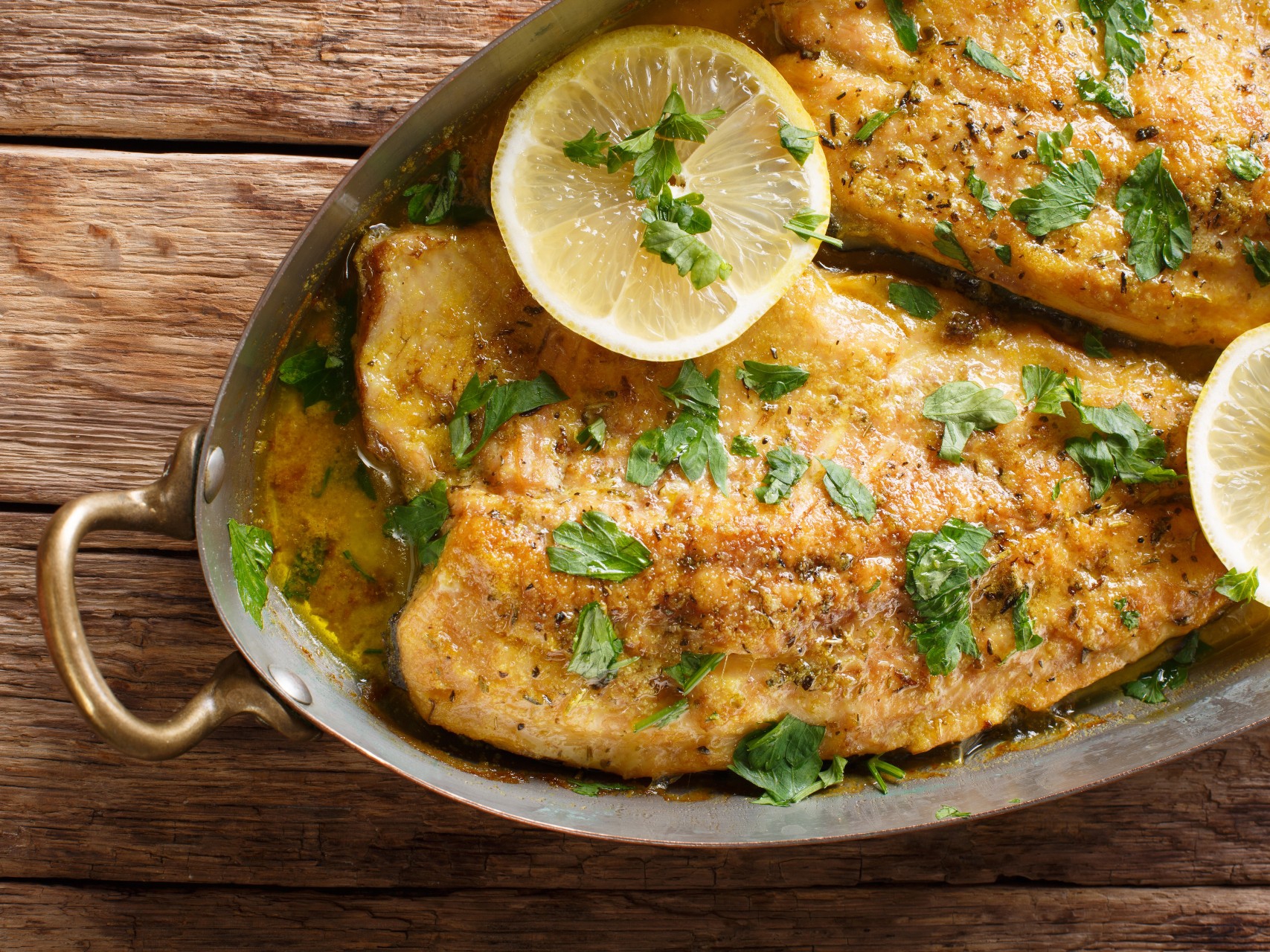 Forelfilet in mangold